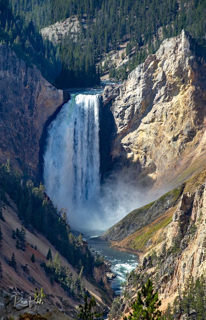 Falls at Yellowstone - Photos by Ravi
