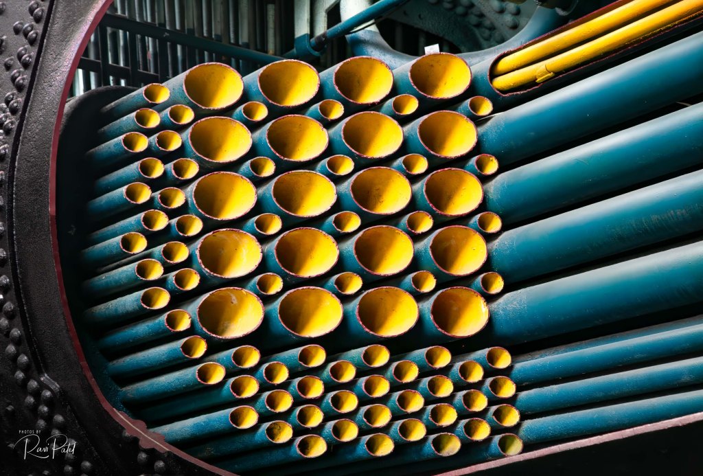 Colorful Pipes at Railway Museum York - Photos by Ravi