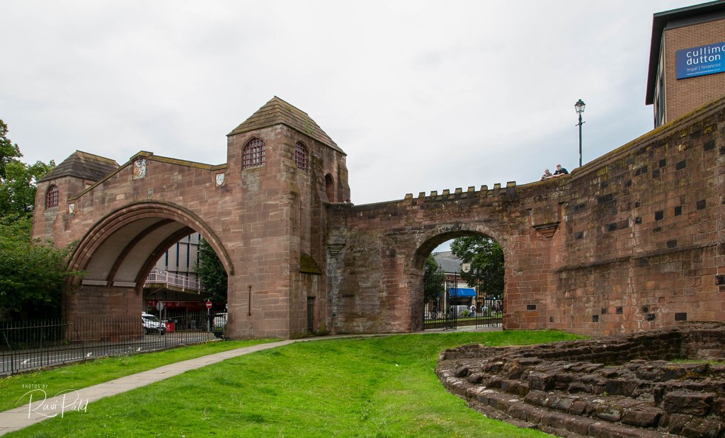 Roman Walls in Chester - Photos by Ravi