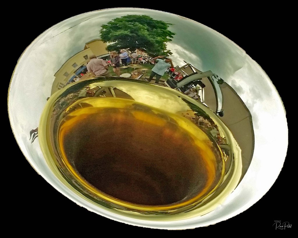 Sunlight Creates Tuba Images - Photos by Ravi
