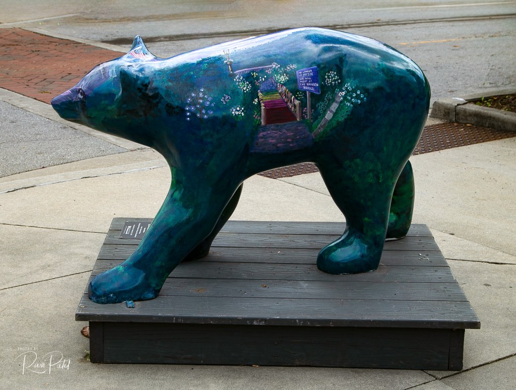 Bridge Painted on a Bear - Photos by Ravi